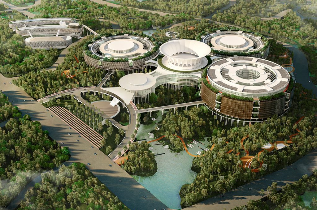 REPRESENTATIVE BUILDING COMPLEX IN THE NEW CAPITAL CITY OF NUSANTARA ...